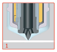 Thermoplay DN Nozzle Tip: Pinpoint gate | unitemp Africa